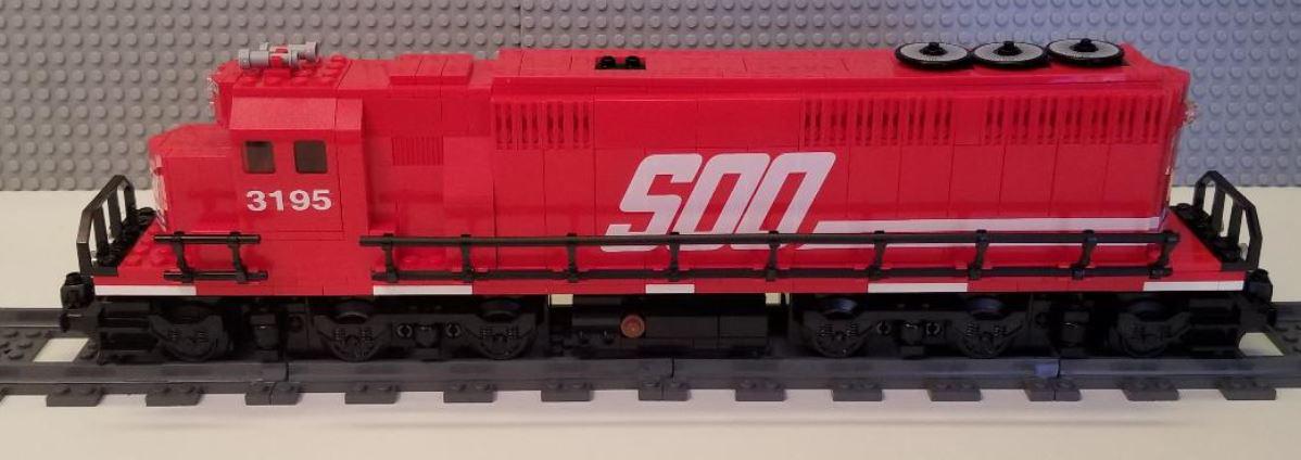Custom Train SOO Line SD60 Engine Version 2 "please Read Description ...