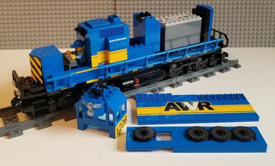 Custom Train Unstoppable 1206 GP40 Engine "please Read Description" - Etsy