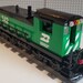 Custom Train Burlington Northern Switcher Engine please Read ...
