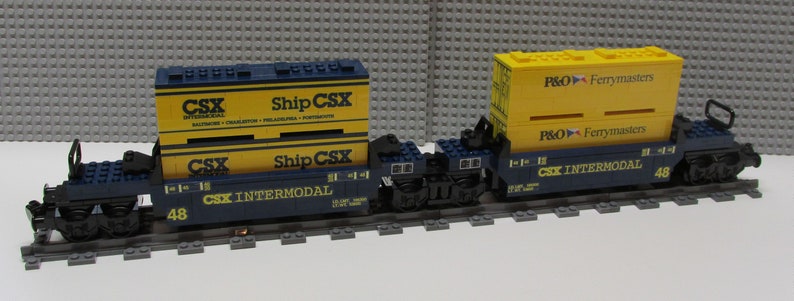 Custom Train CSX Intermodal Doublestack Container Car "please Read ...
