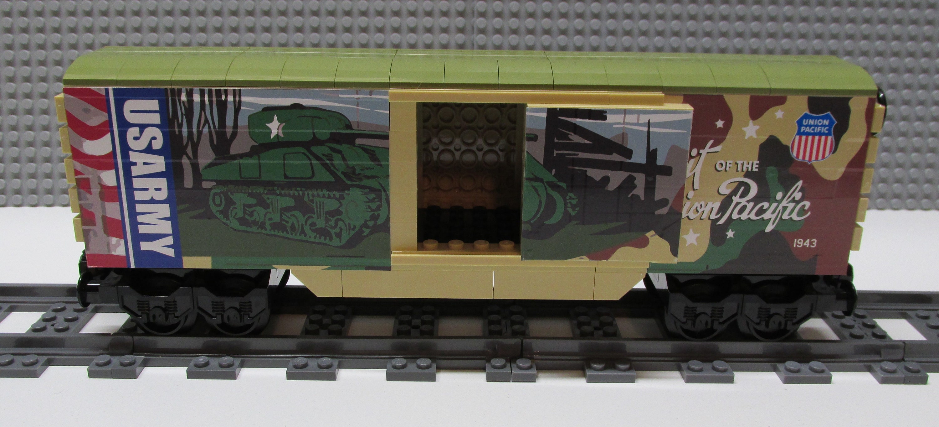 Custom Train Union Pacific Army Boxcar "please Read Description" - Etsy