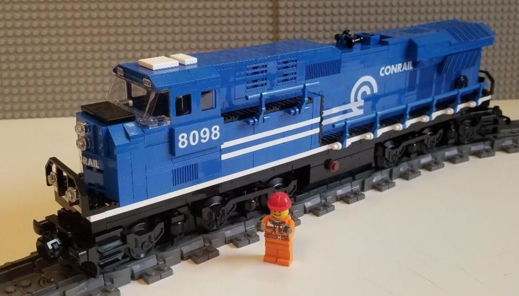 Custom Train Conrail Es44ac Engine "please Read Description" - Etsy