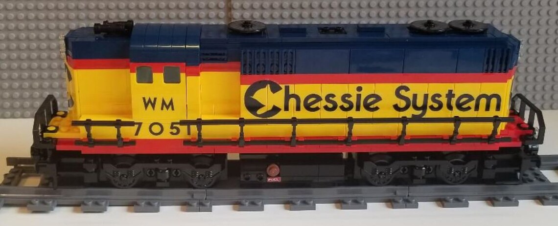 Custom Train Chessie System GP9 Engine "please Read Description" - Etsy