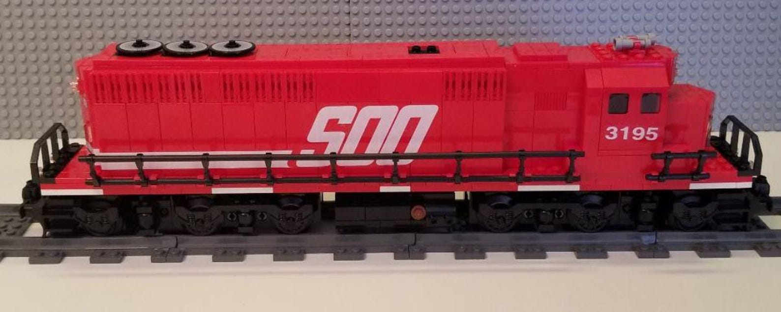 Custom Train SOO Line SD60 Engine Version 2 "please Read Description ...