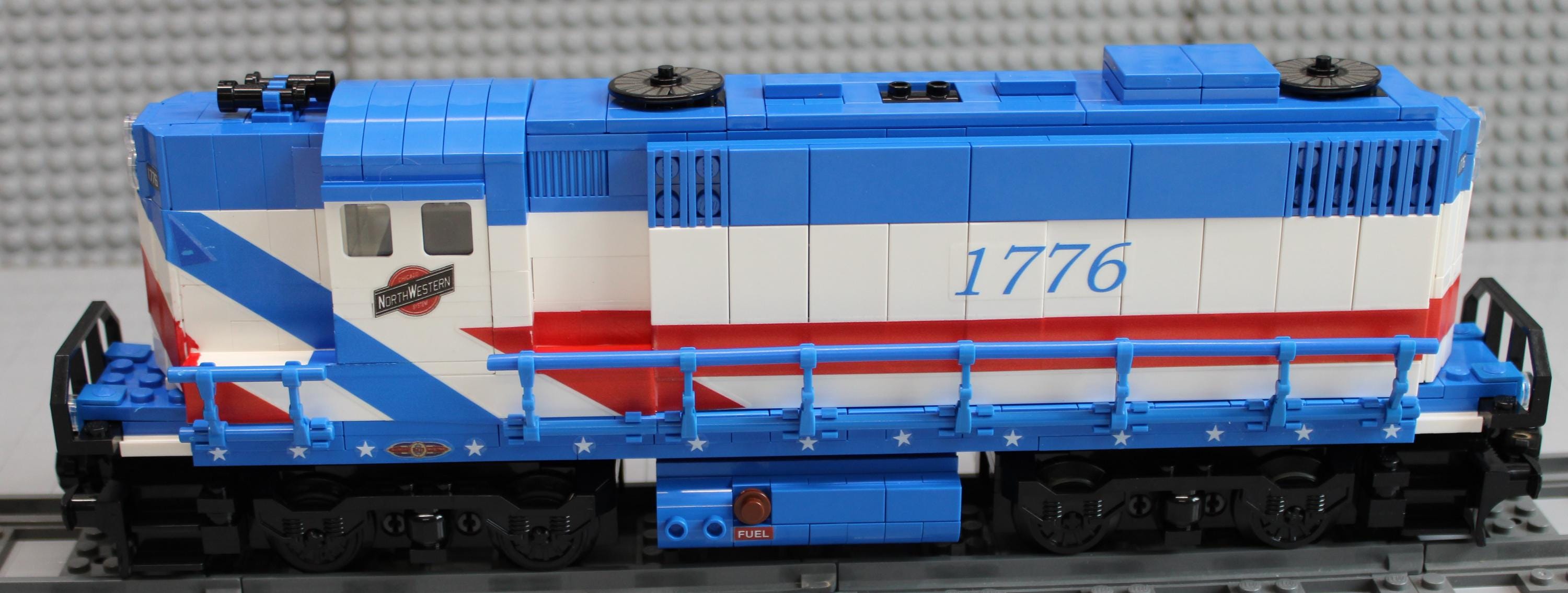 Custom Train Northwestern 1776 GP9 Engine "please Read Description" - Etsy