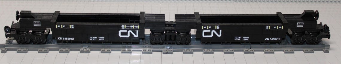 Custom Train Canadian National Intermodal Doublestack Container Car ...