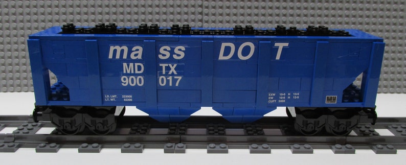 Custom Train Mass Dot Open Hopper Car "please Read Description" - Etsy