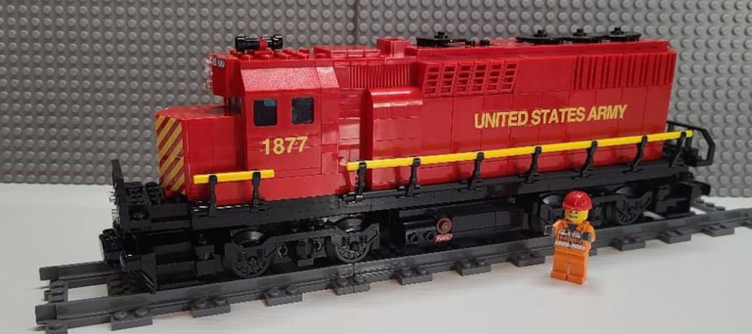 Custom Train United States Army GP40 Engine "please Read Description ...