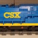 Custom Train CSX Blue Version Es44ac Engine "please Read Description ...