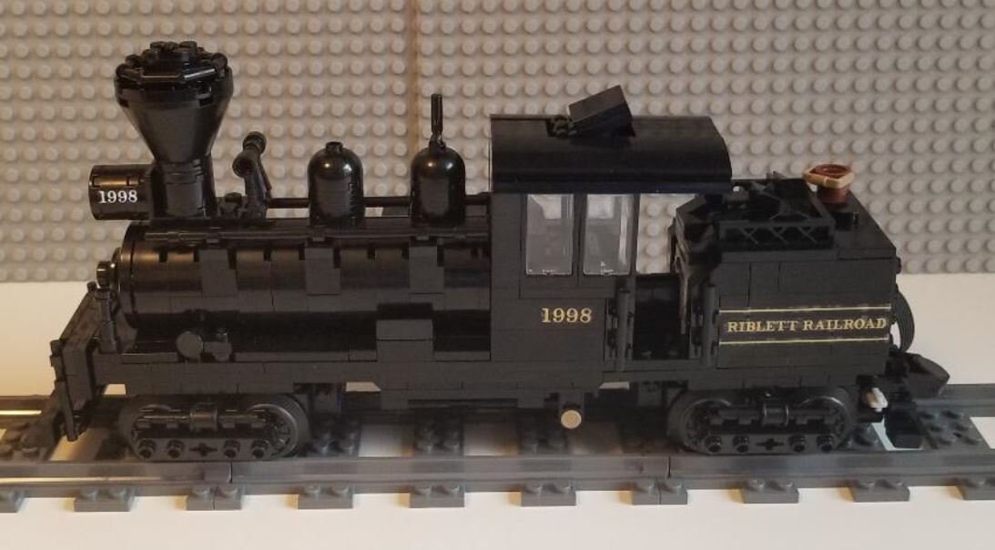 Custom Train Shay Engine W/log Cars "please Read Description" - Etsy
