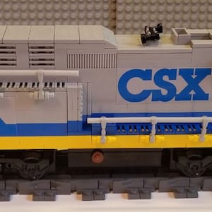 Custom Train CSX Grey Version Es44ac Engine "please Read Description ...