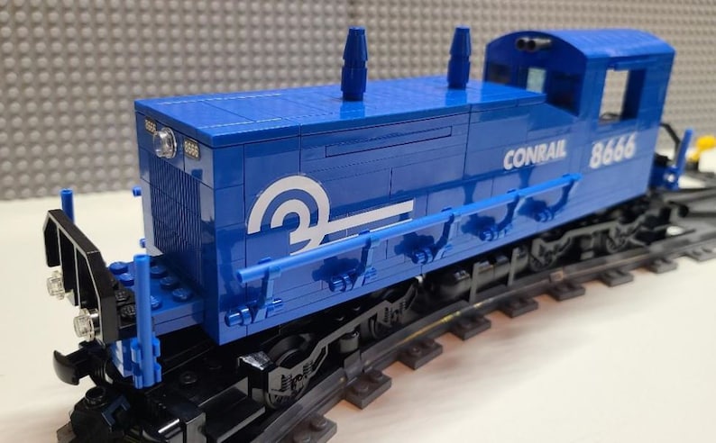 Custom Train Conrail Switcher Engine please Read Description - Etsy