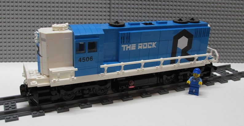 Custom Train the Rock GP9 Engine "please Read Description" - Etsy