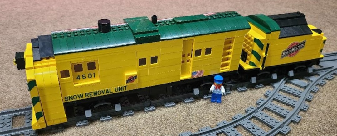 Custom Train Rotary Snow Plow "please Read Description" - Etsy