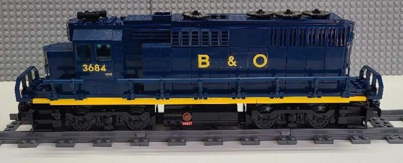 Custom Train B&O GP40 Engine "please Read Description" - Etsy
