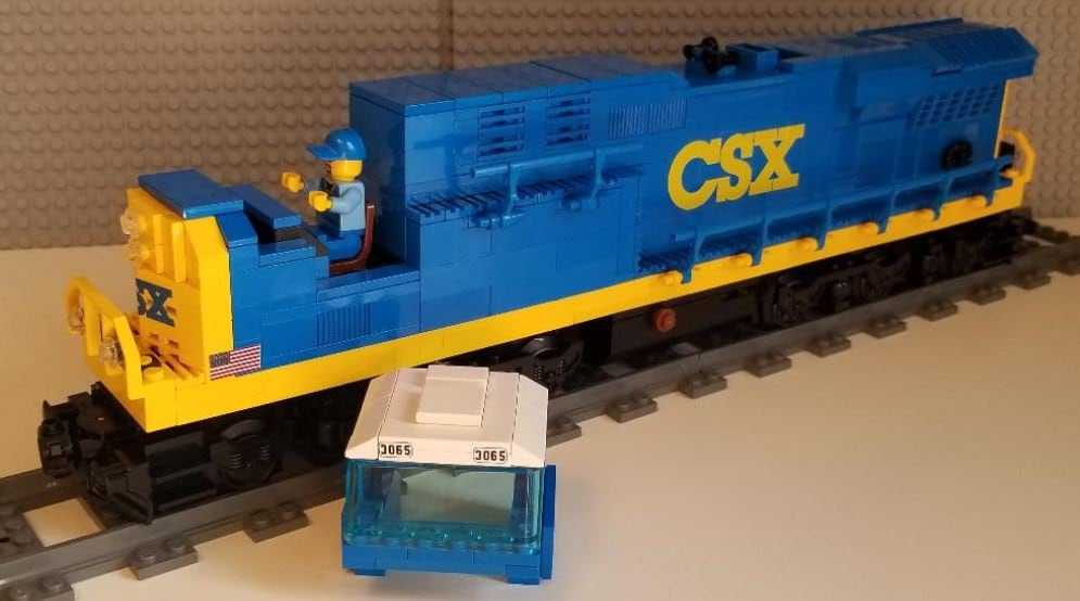 Custom Train CSX Blue Version Es44ac Engine "please Read Description ...