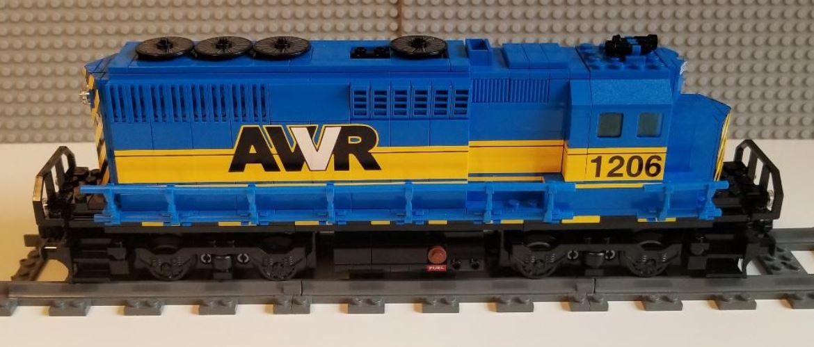 Custom Train Unstoppable 1206 GP40 Engine "please Read Description" - Etsy