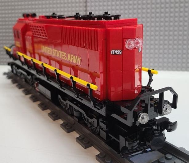 Custom Train United States Army GP40 Engine "please Read Description ...