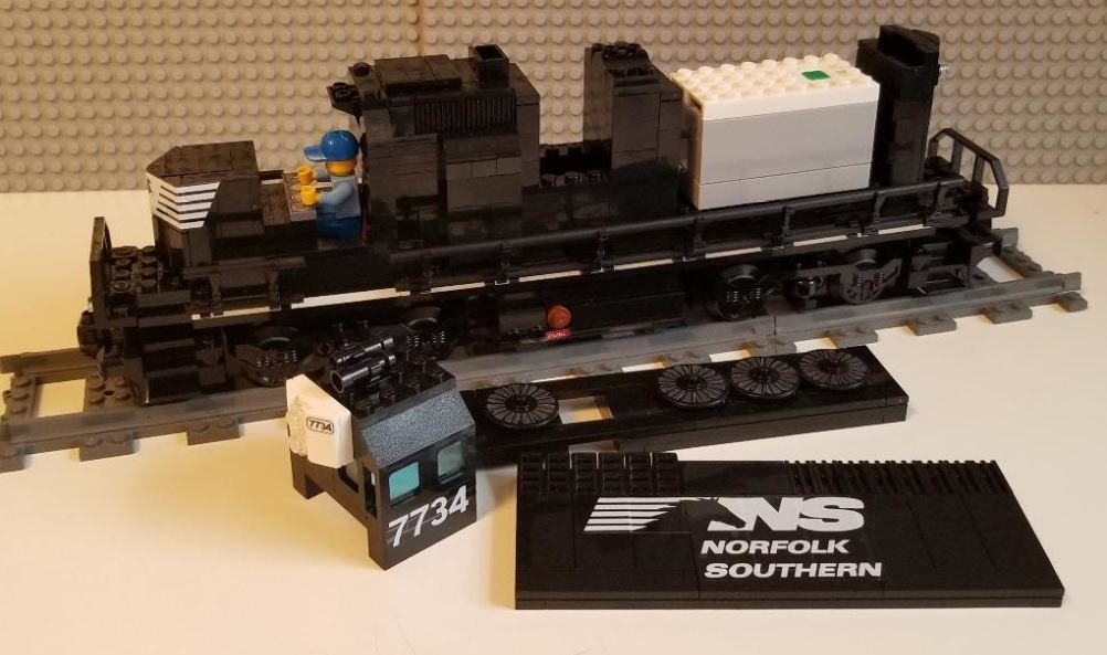 Custom Train Norfolk Southern GP40 Engine "please Read Description" - Etsy
