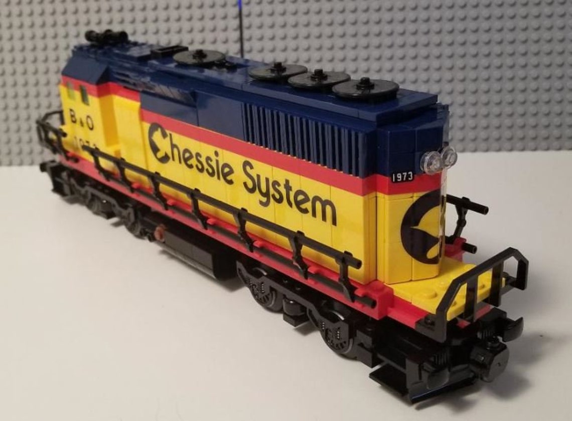 Custom Train Chessie System GP40 Engine "please Read Description" - Etsy