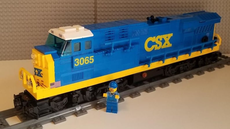 Custom Train CSX Blue Version Es44ac Engine "please Read Description ...