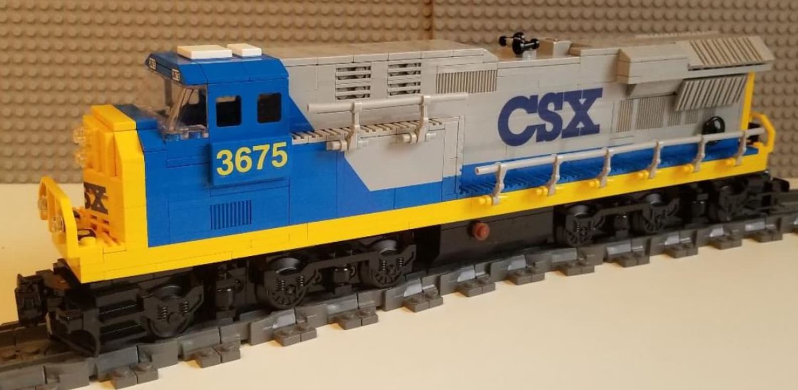 Custom Train CSX Grey Version Es44ac Engine "please Read Description ...
