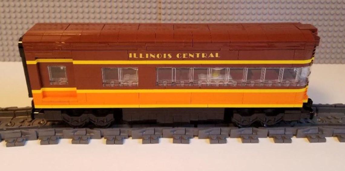 Custom Train Illinois Central Observation Car please Read Description ...