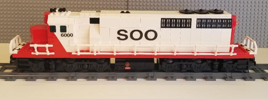 Custom Train SOO Line SD60 Engine Version 1 "please Read Description ...