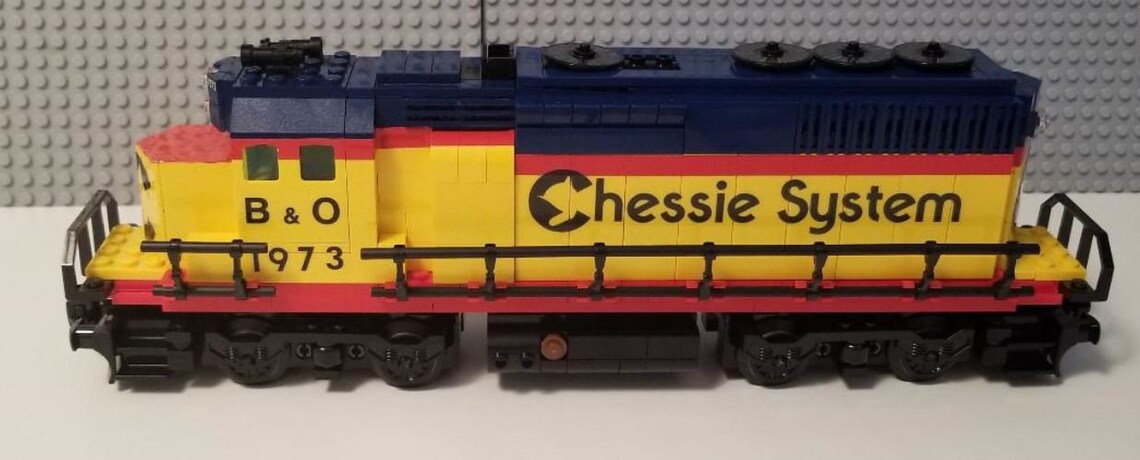 Custom Train Chessie System GP40 Engine "please Read Description" - Etsy
