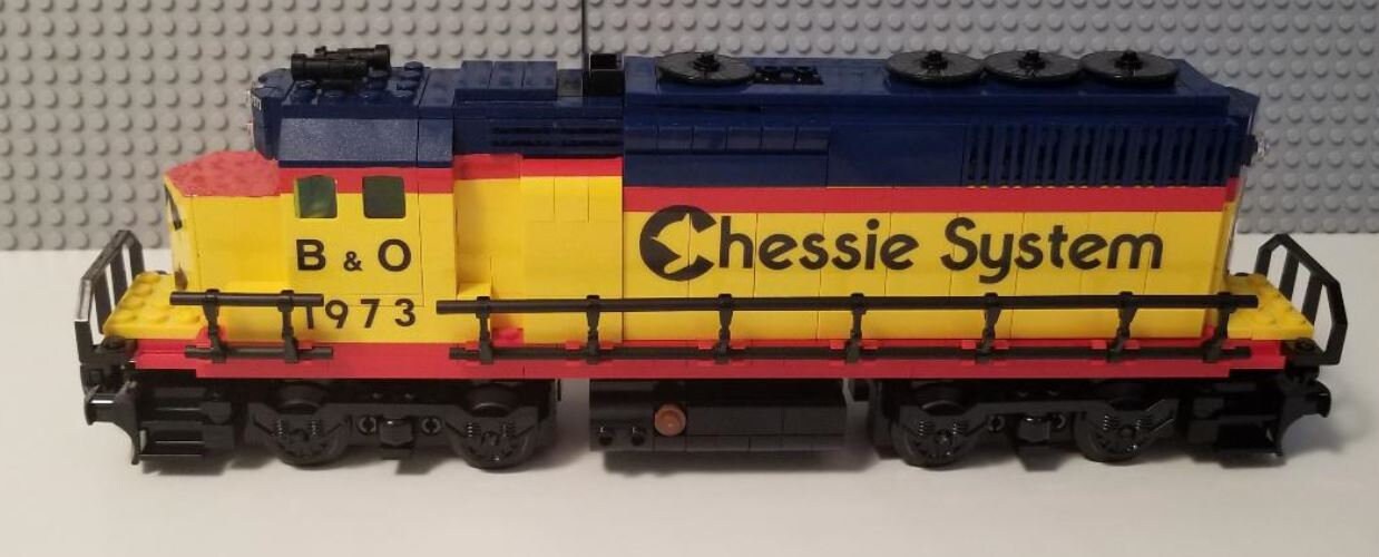 Custom Train Chessie System GP40 Engine please Read Description - Etsy