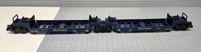 Custom Train Chessie System Intermodal Doublestack Container Well Car ...