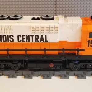 Custom Train Illinois Central GP40 Engine "please Read Description" - Etsy