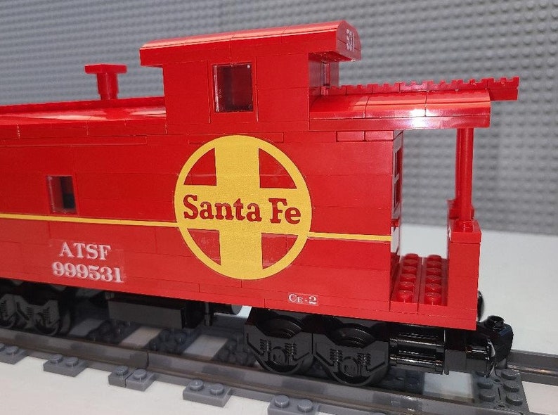 Custom Train Santa Fe Caboose "please Read Description" Red Caboose - Etsy