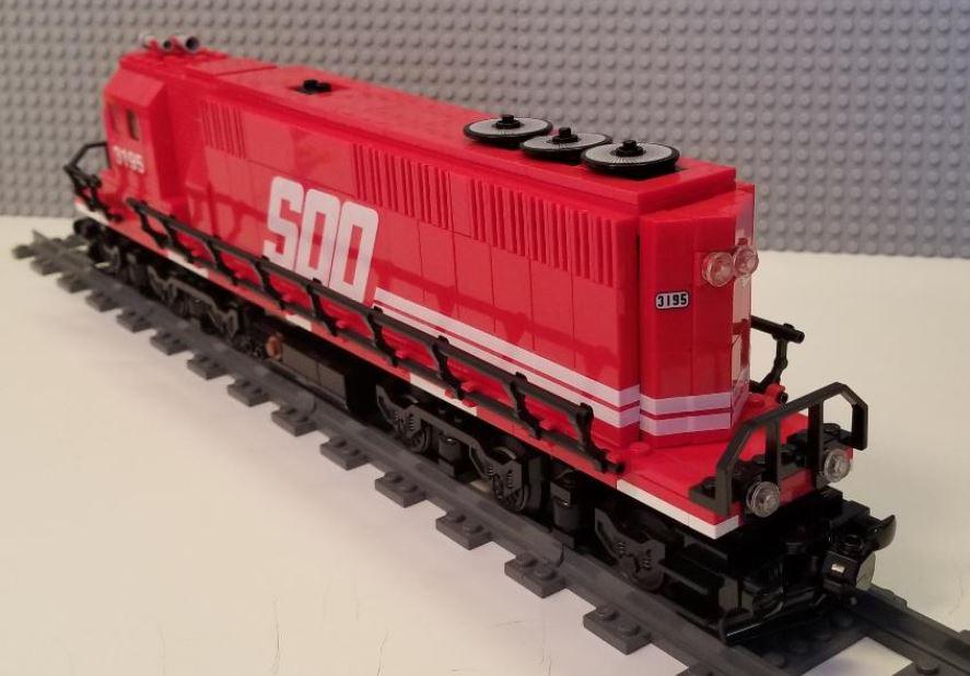 Custom Train SOO Line SD60 Engine Version 2 "please Read Description ...