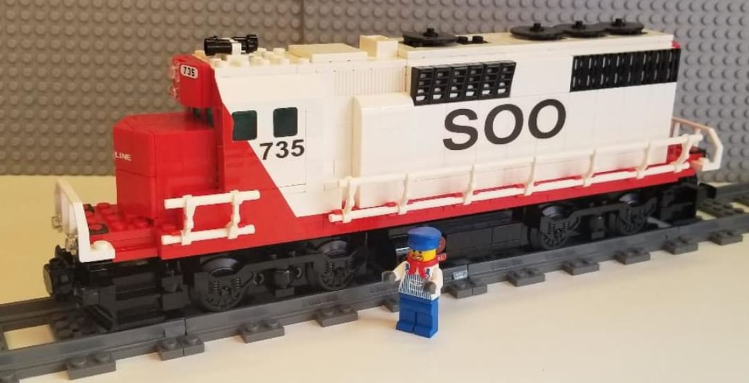 Custom Train SOO Line GP40 Engine "please Read Description" - Etsy