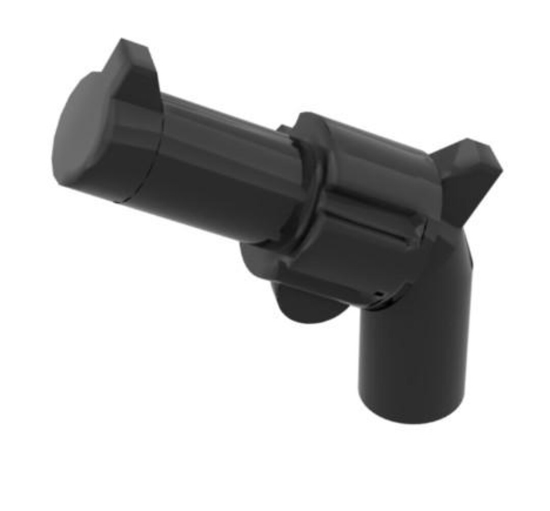 Lego Compatible 30132 Revolver Pistol Black 2ea - Etsy