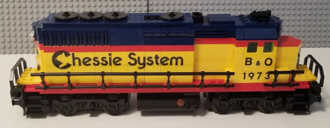 Custom Train Chessie System GP40 Engine "please Read Description" - Etsy