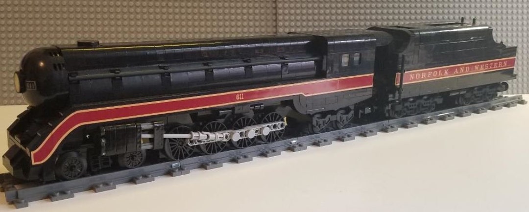 Custom Train Norfolk Western 611 Engine "please Read Description" - Etsy