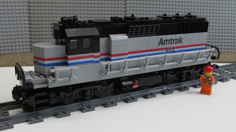 Custom Train Amtrak GP40 Engine "please Read Description" - Etsy