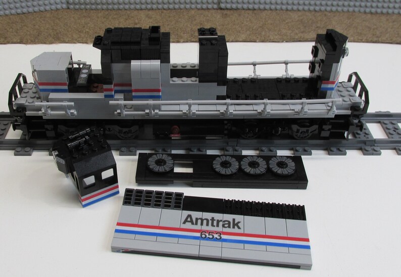 Custom Train Amtrak GP40 Engine "please Read Description" - Etsy