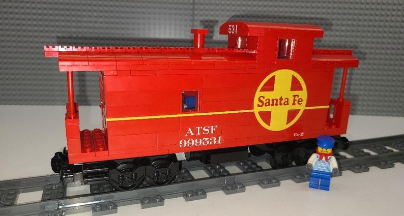 Custom Train Santa Fe Caboose "please Read Description" Red Caboose - Etsy