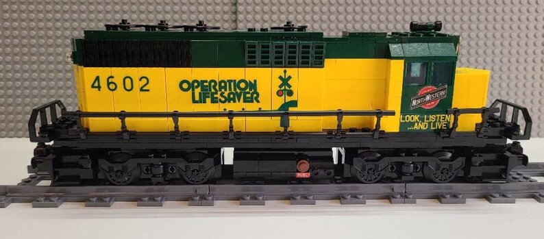 Custom Train North Western GP40 Engine "please Read Description" - Etsy