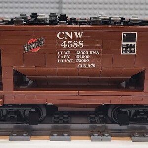Custom Train North Western Oar Car "please Read Description" Building ...