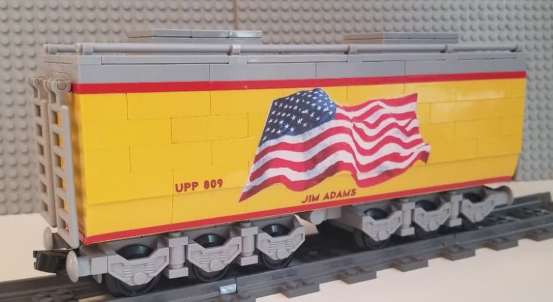 Custom Train Union Pacific Big Boy Engine W/union Pacific Water Tender ...