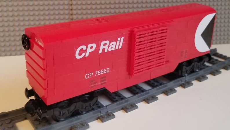 Custom Train Canadian Pacific Red Boxcar "please Read Description" - Etsy