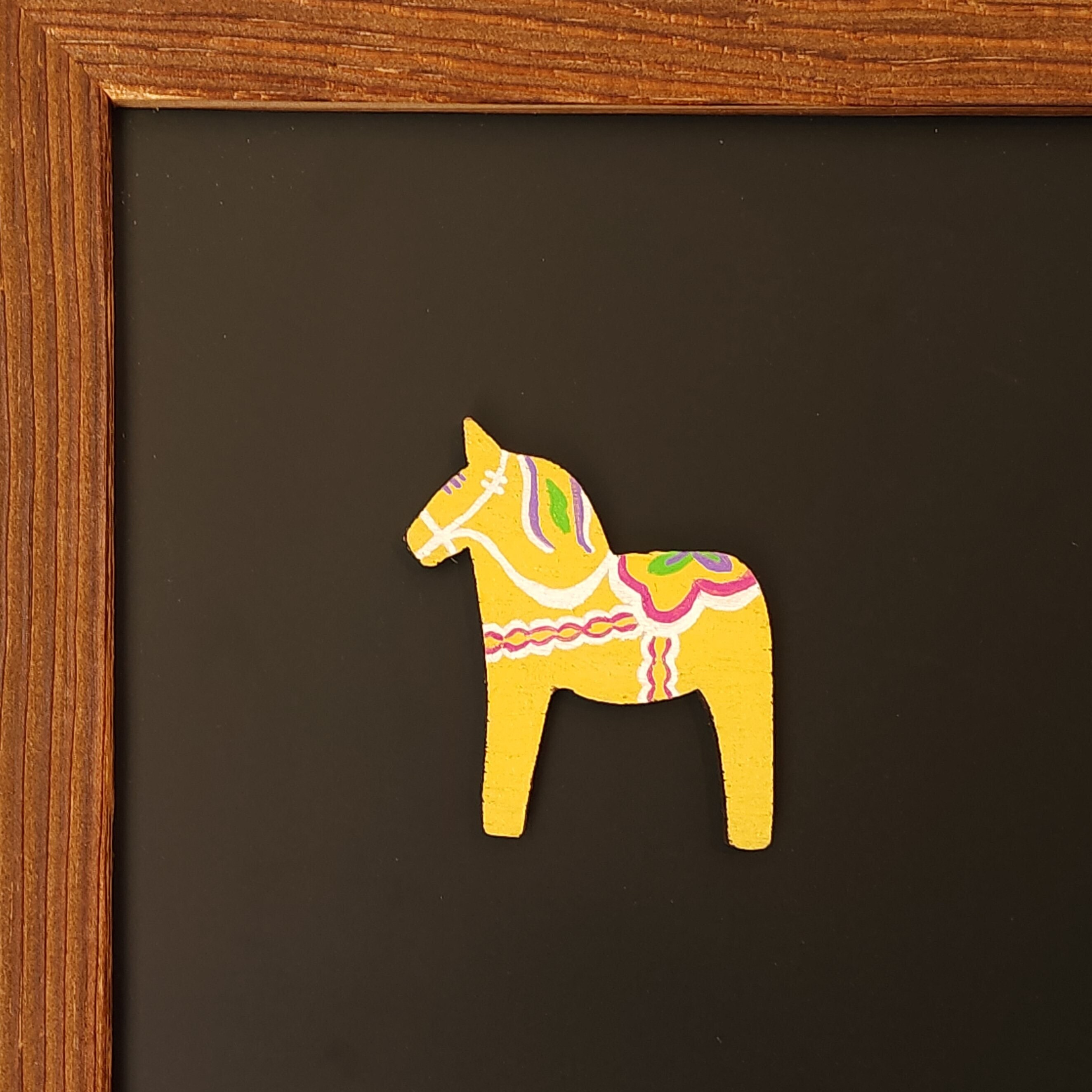 Wooden Dala Horse Magnets - Hand Crafted and Hand Painted - Swedish ...