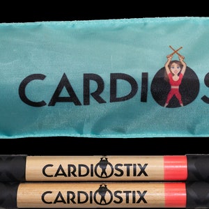 Cardiostix Double Grip Cardio Drumming Drumsticks W/bag(1 PAIR W/BAG ...