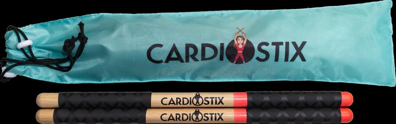 Cardiostix Double Grip Cardio Drumming Drumsticks W/bag(1 PAIR W/BAG ...