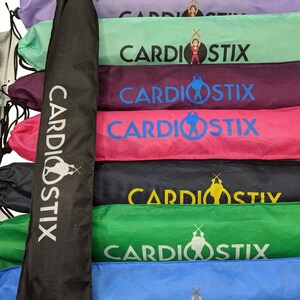 Cardiostix Double Grip/double Color W/bag Cardio Drumming Drumsticks - Etsy