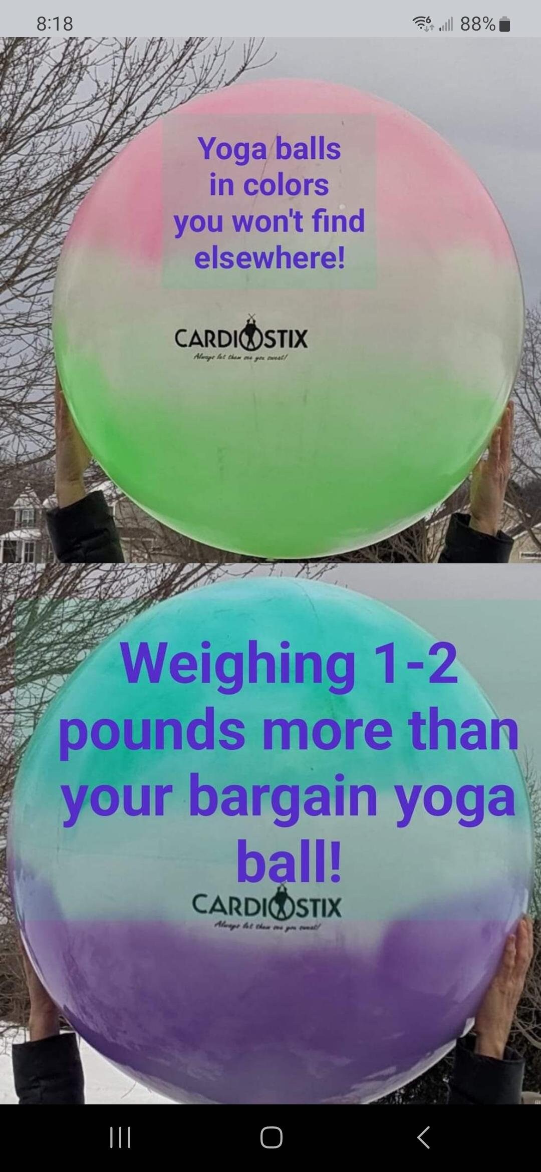 CARDIOSTIX Logo Balls (you Choose 1 Ball) - Etsy